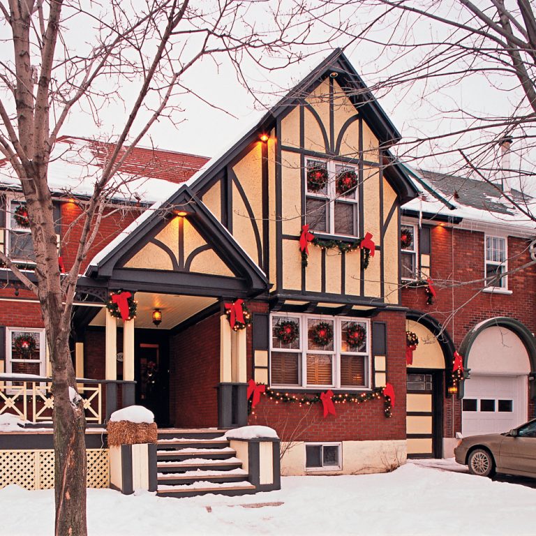 Maison coquette décorée pour les Fêtes - Je Décore