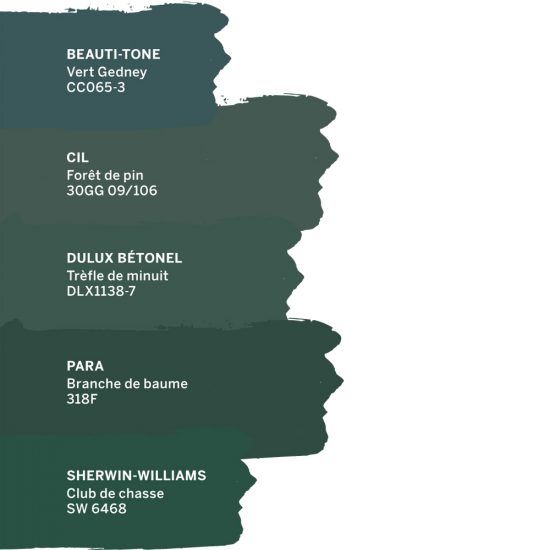 Une chambre vert forêt - Je Décore