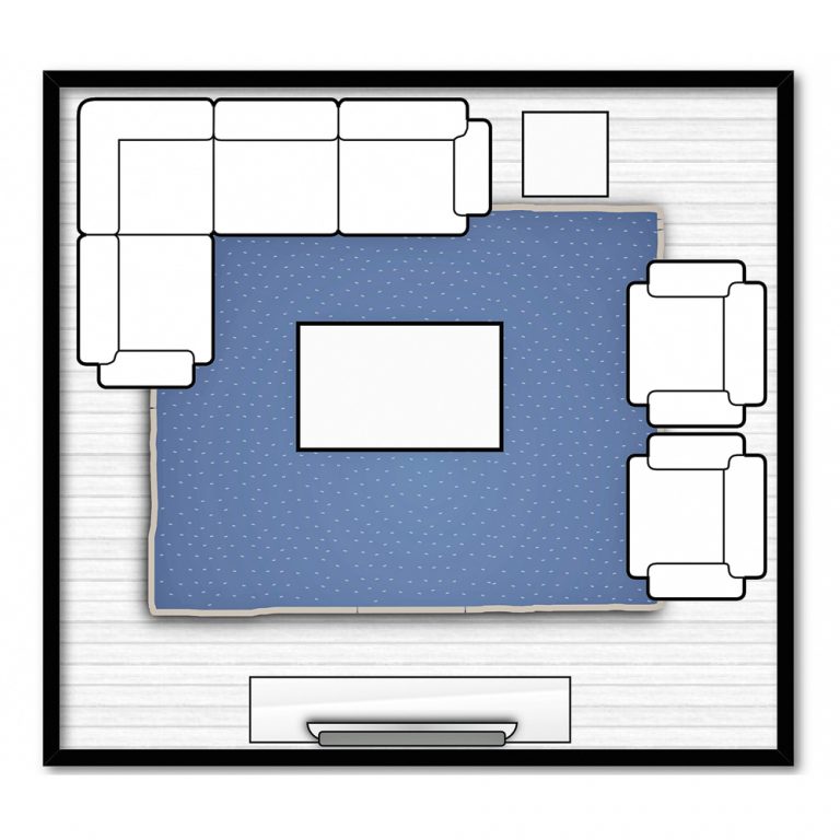 Truc de pro pour bien placer le tapis dans le salon, la chambre ou la ...