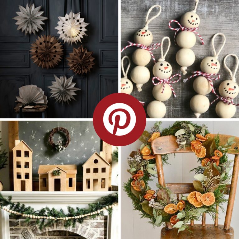 Les 70 plus belles décos de Noël DIY trouvées sur Pinterest - Je Décore
