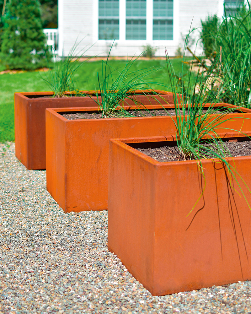 Intégrer l’acier corten dans sa cour - Je Décore