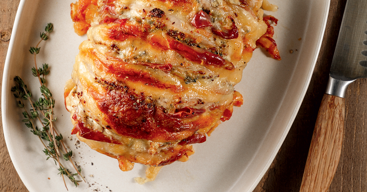 Longe de porc au prosciutto et au fromage - Pratico-Pratiques