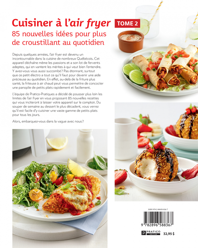Cuisiner à l’air fryer tome 2 - Boutique Pratico-Pratiques