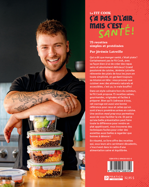 Le Fit Cook - Ç'a pas d'l'air, mais c'est santé! - Boutique Pratico ...