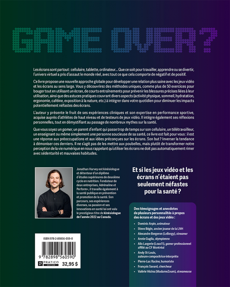 Game over? – Comment allier la santé et les écrans - Boutique Pratico ...