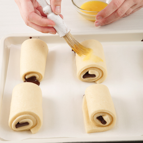 En étapes: des chocolatines maison - 5 ingredients 15 minutes